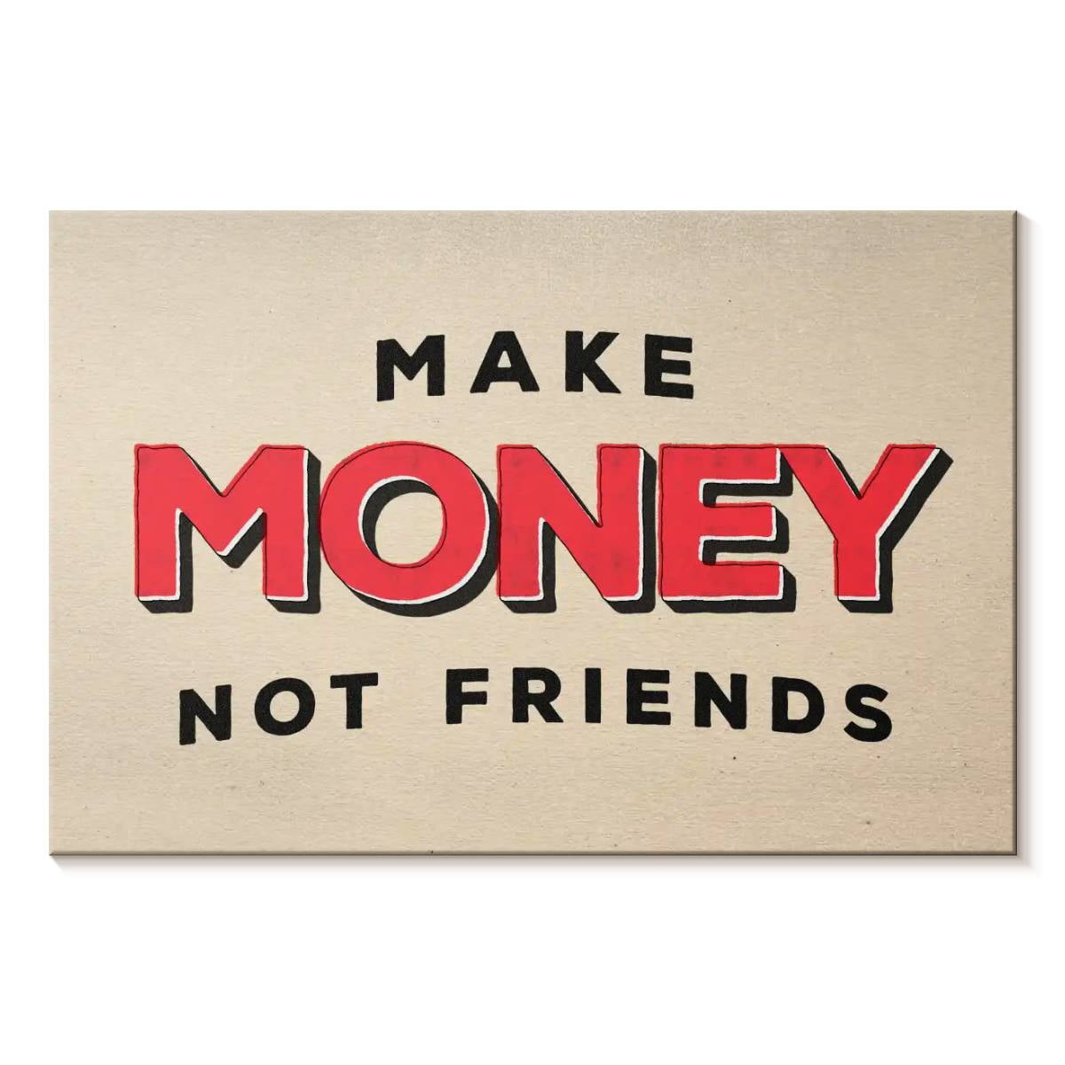 Elephant Stock Make Money Wall Art - Horizontal Canvas Wall Art ...