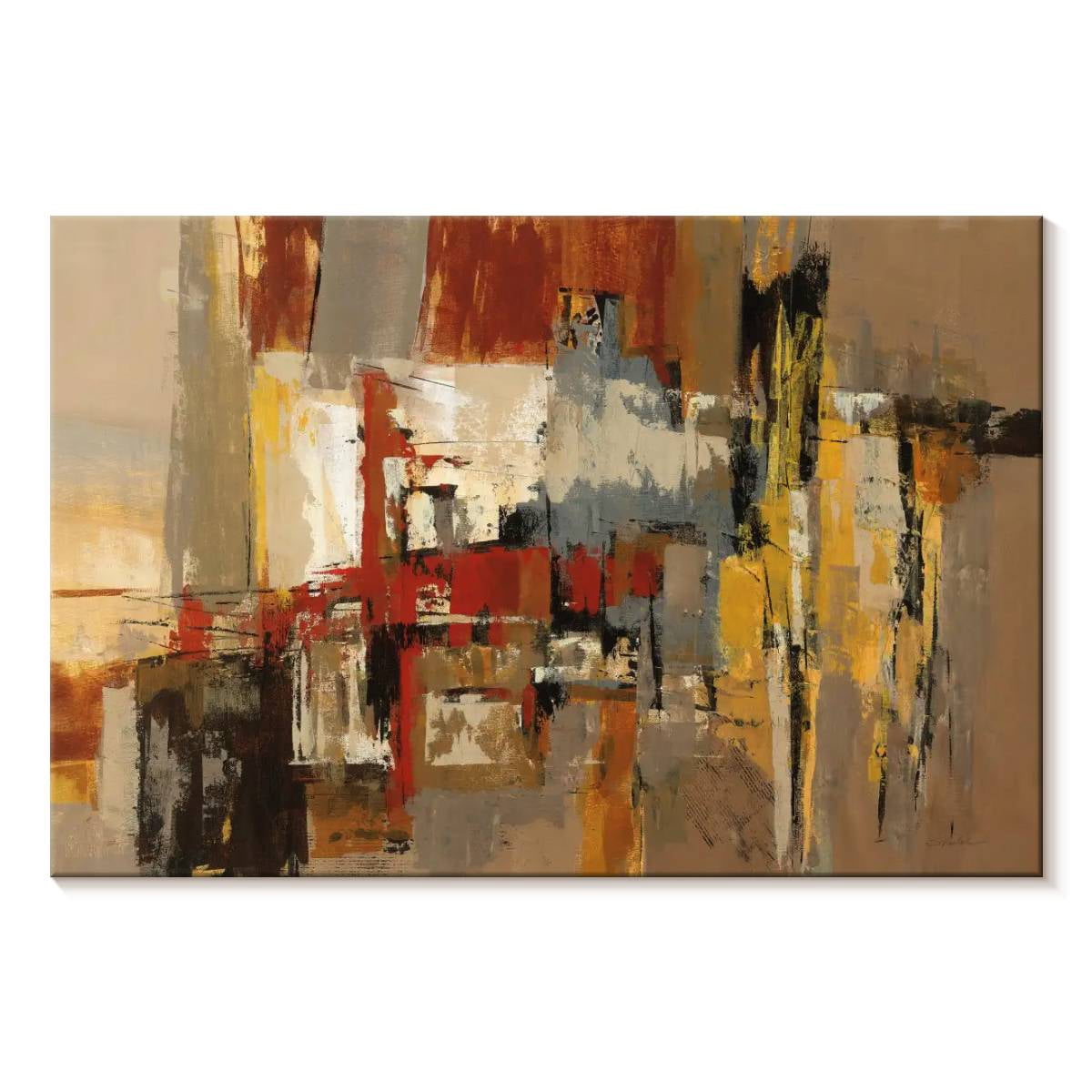 Elephant Stock Melody For Guitar And Sax Wall Art - Horizontal Canvas ...