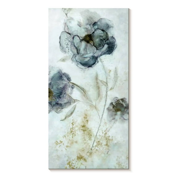 Elephant Stock Morning Peony Wall Art - Vertical Canvas Wall Art ...