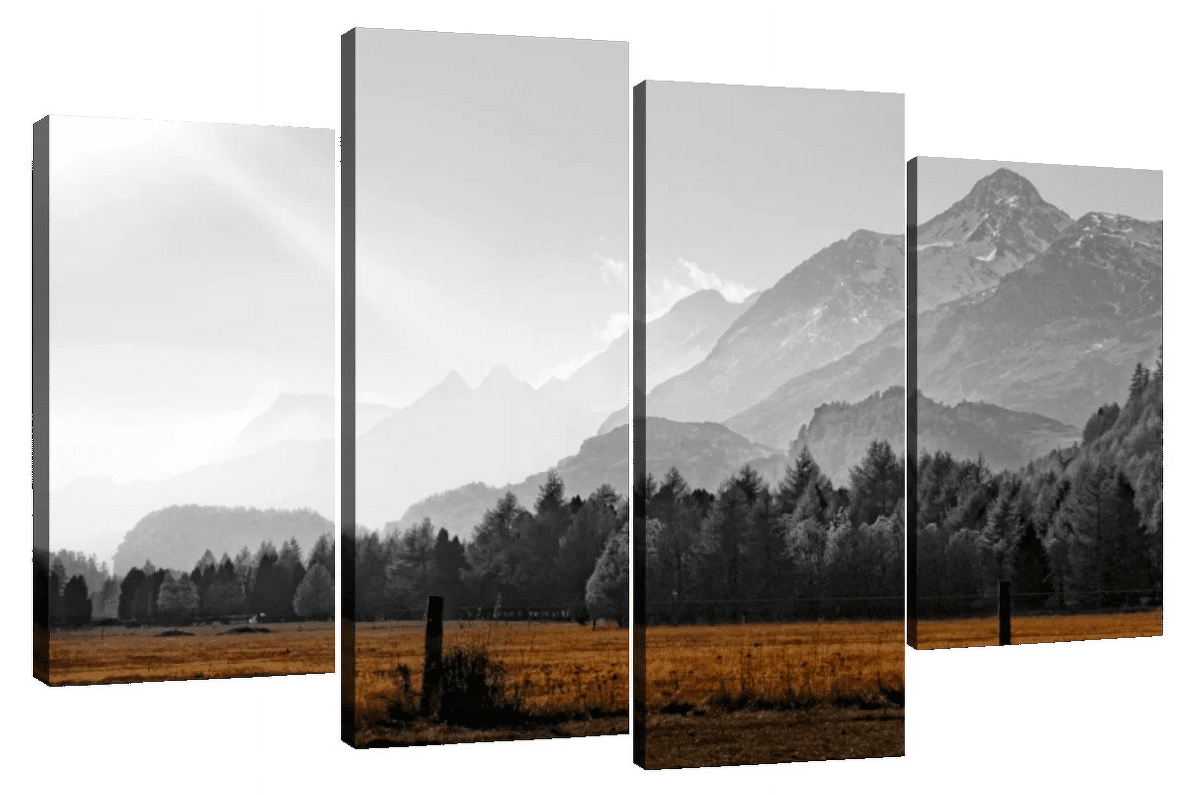 Elephant Stock Mountains In Swiss Alps Wall Art - Horizontal Multi ...