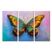 Elephant Stock Butterfly Pop Wall Art - Horizontal Multi Panel Canvas ...