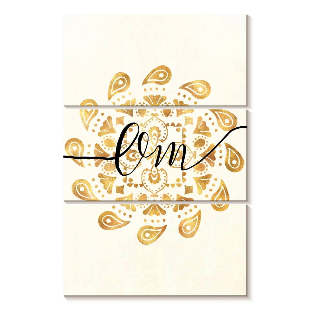 Elephant Stock Namaste Iii Wall Art - Vertical Multi Panel Canvas ...