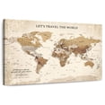 Elephant Stock National Parks Push Pin Hobby Map I Wall Art - Map ...