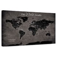 Elephant Stock National Parks Push Pin Hobby Map I Wall Art - Map ...