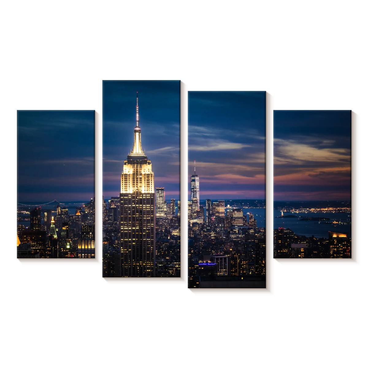 Elephant Stock Ny Empire State Building Wall Art - Horizontal Multi ...