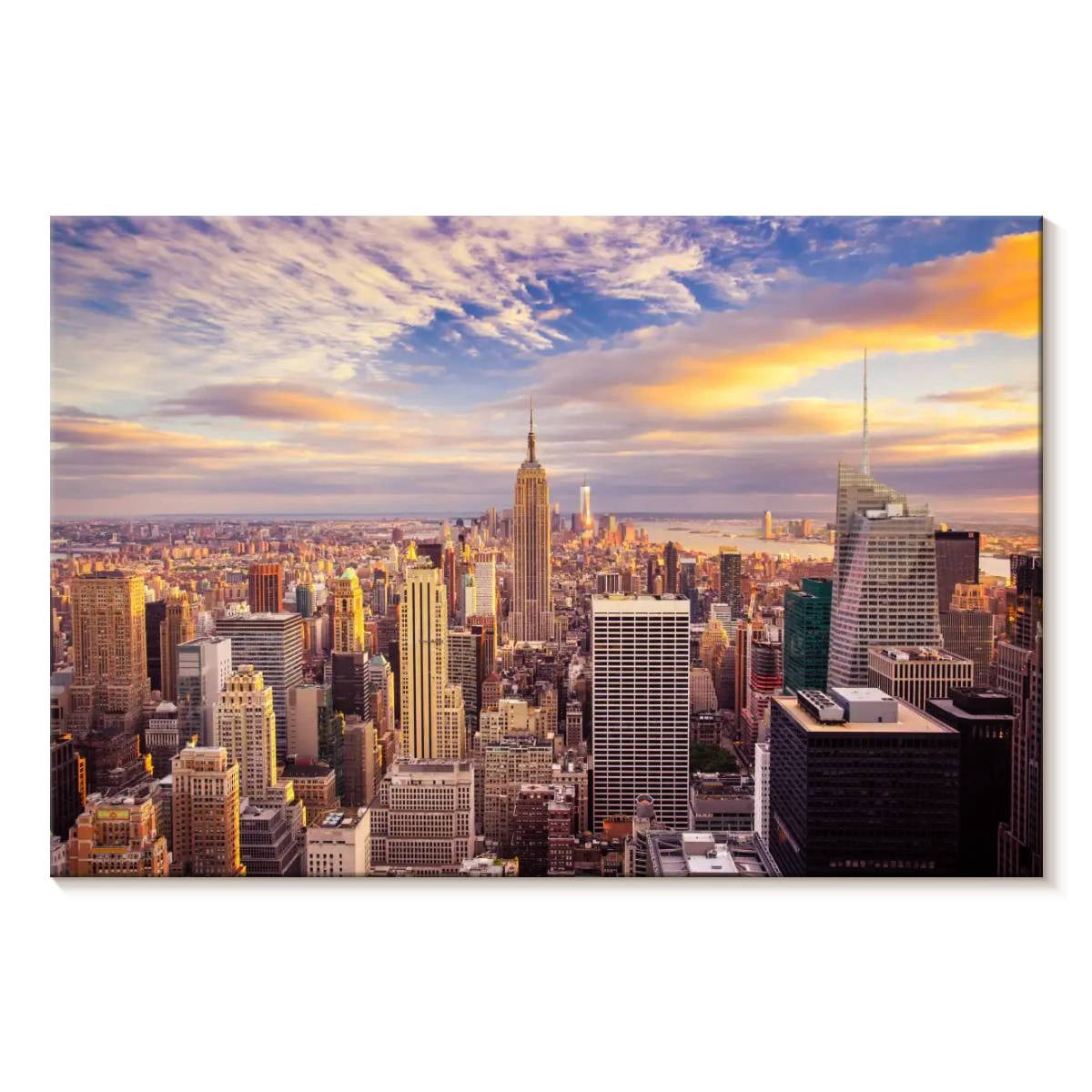 Elephant Stock Ny From Above Wall Art - Horizontal Canvas Wall Art ...