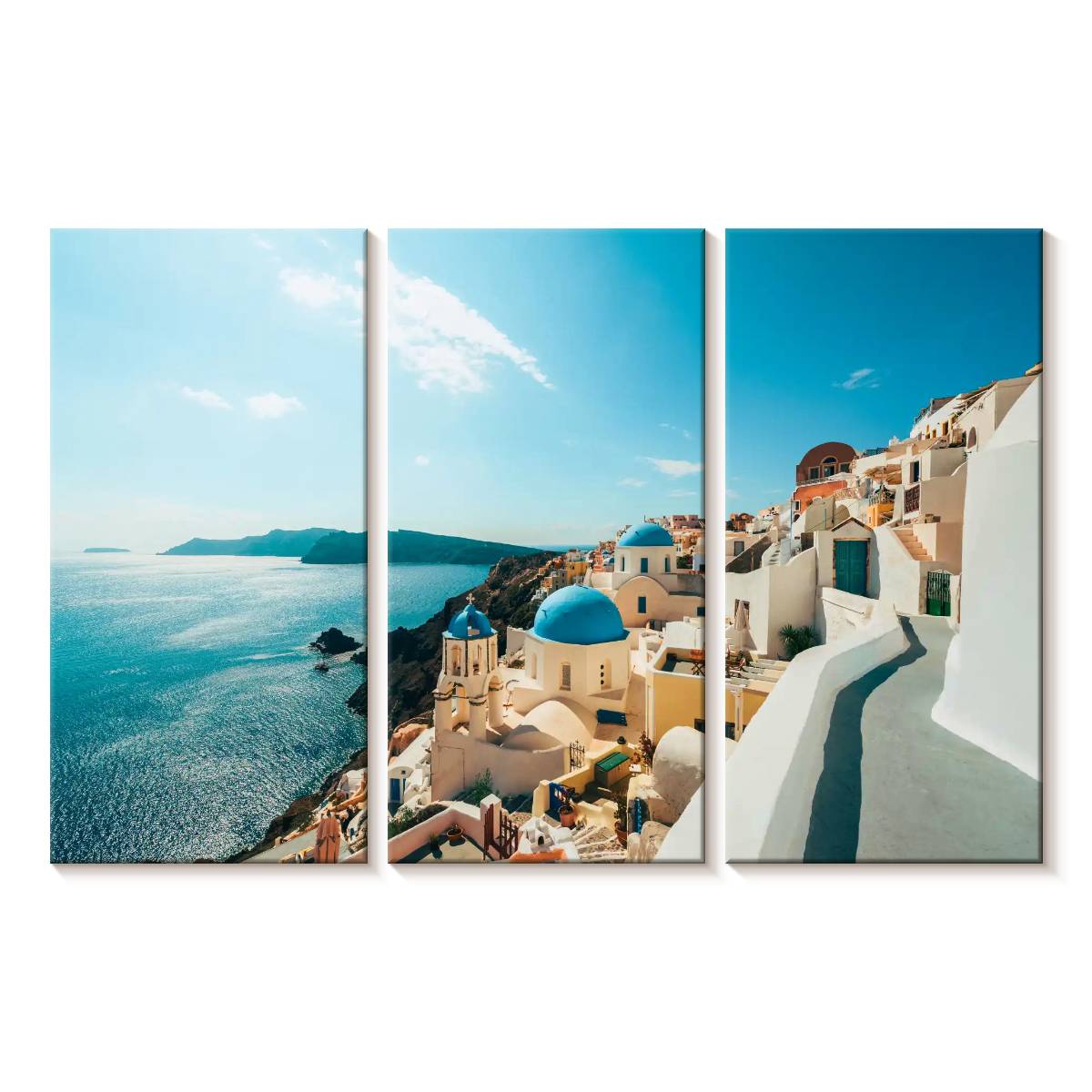 Elephant Stock Oia Santorini Greece Wall Art - Horizontal Multi Panel ...