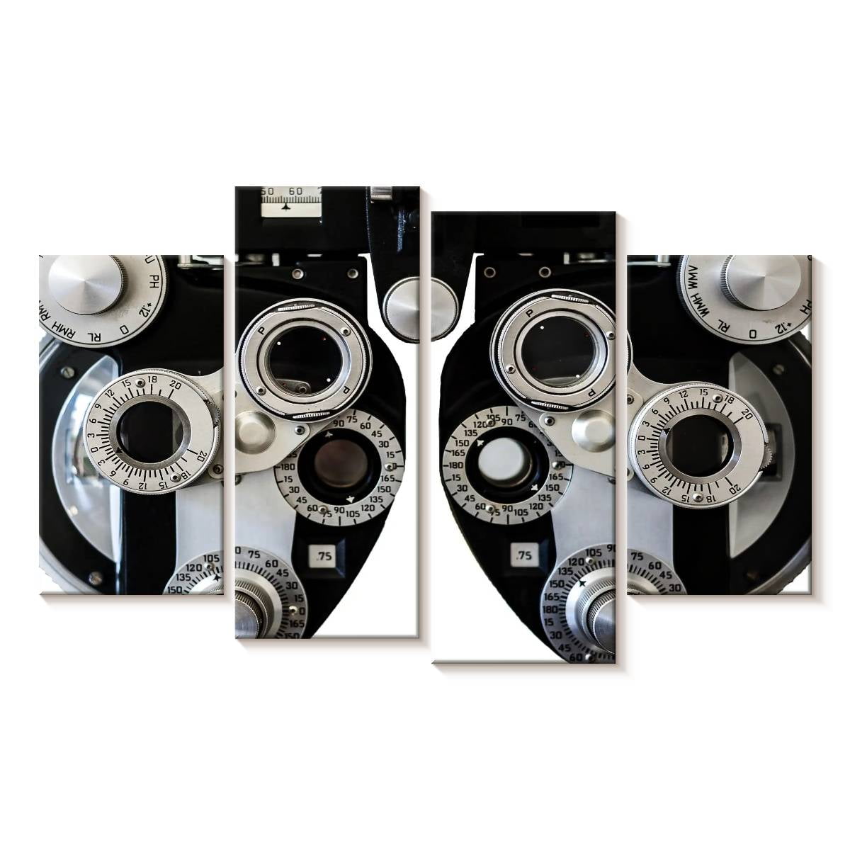 Elephant Stock Optical Phoropter Wall Art - Horizontal Multi Panel ...