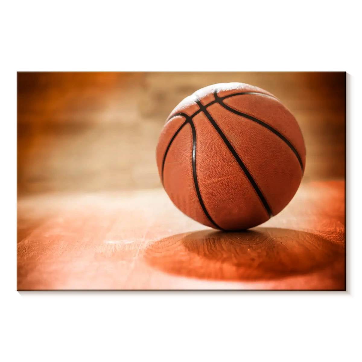 Elephant Stock Orange Basketball Wall Art - Horizontal Canvas Wall Art ...