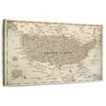 Elephant Stock Our Adventures World Push Pin Map Iv Wall Art - Map ...