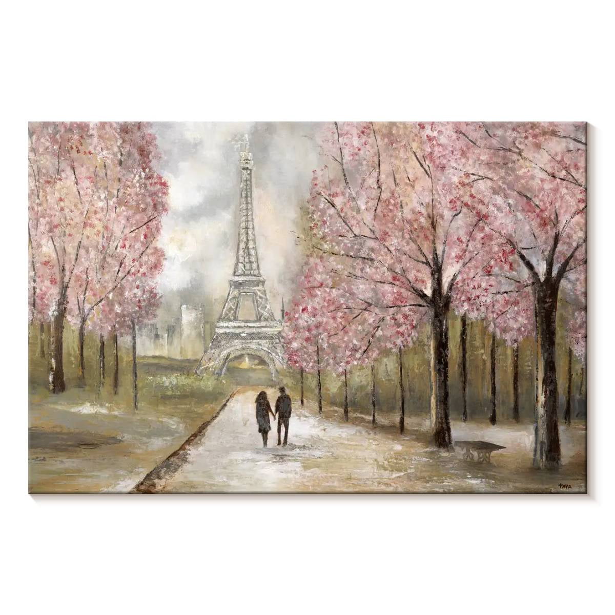 Elephant Stock Paris Stroll Wall Art - Horizontal Canvas Wall Art ...