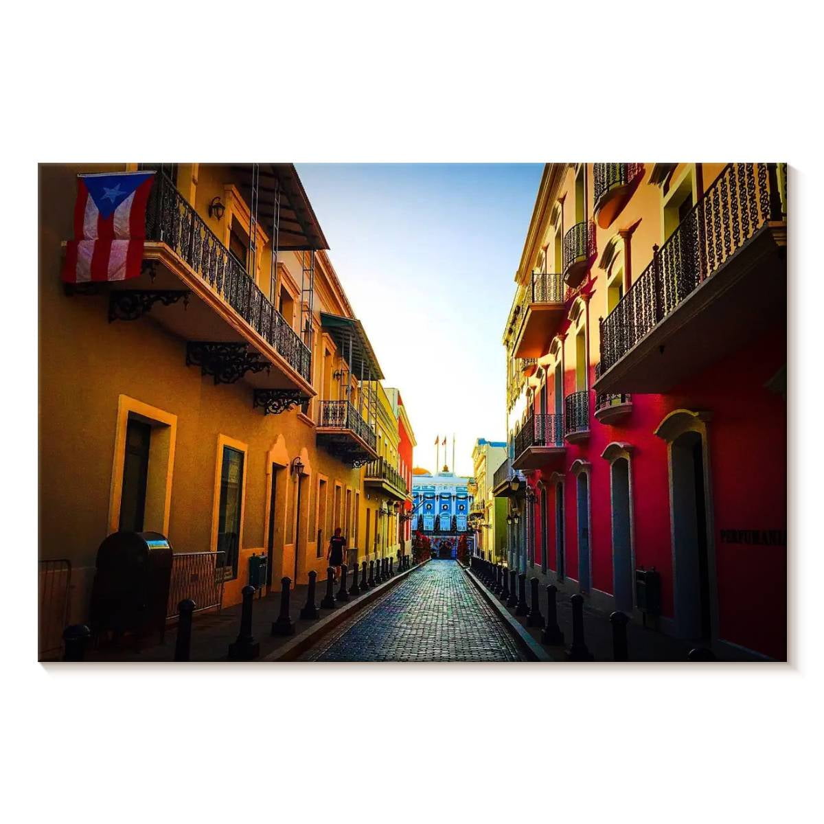 Elephant Stock Puerto Rican Street Wall Art - Horizontal Canvas Wall ...