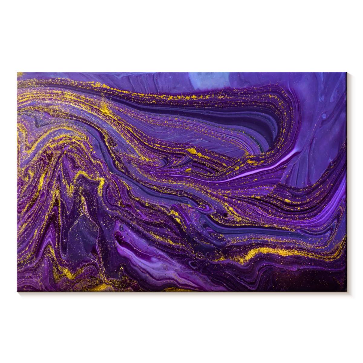 Elephant Stock Purple Abstract Wall Art - Horizontal Canvas Wall Art ...