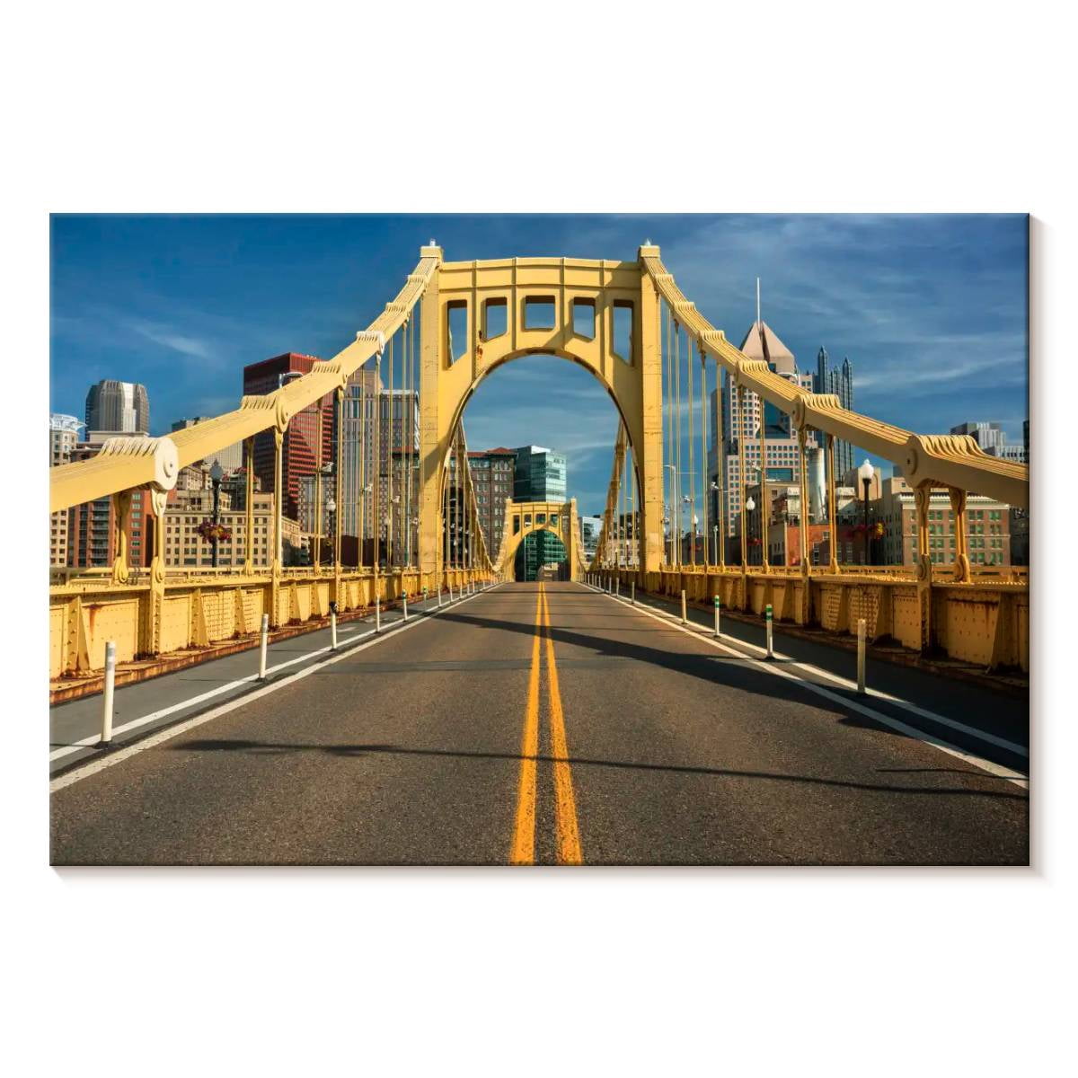 Elephant Stock The Roberto Clemente Bridge Wall Art - Horizontal Canvas ...