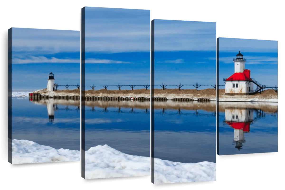 Elephant Stock Saint Joseph Lighthouses Wall Art - Horizontal Multi ...