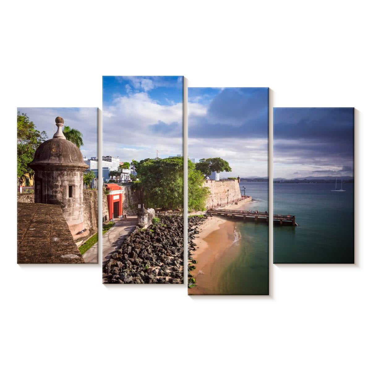 Elephant Stock San Juan Puerto Rico Wall Art - Horizontal Multi Panel ...