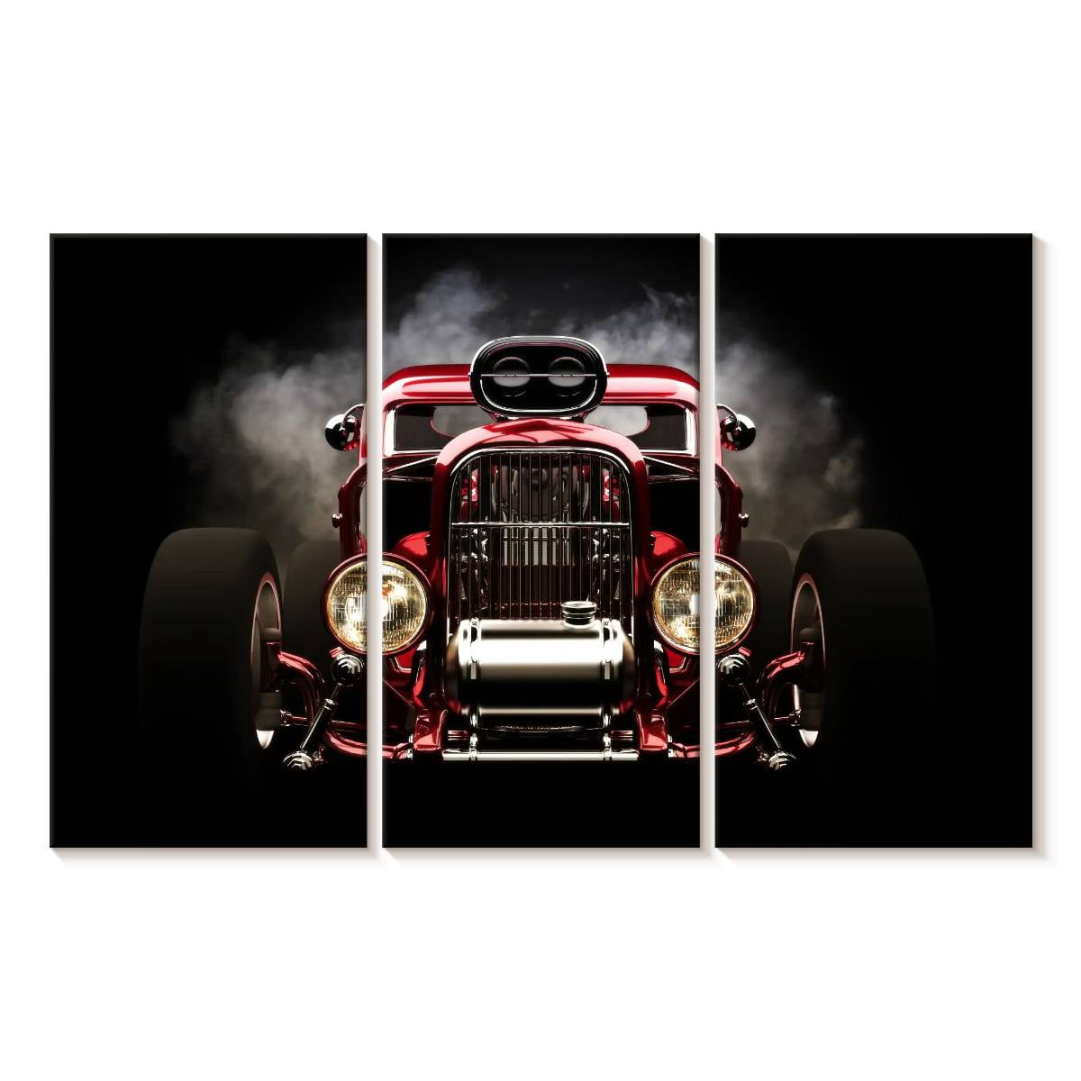 Elephant Stock Smoking Hot Rod Wall Art - Horizontal Multi Panel Canvas ...