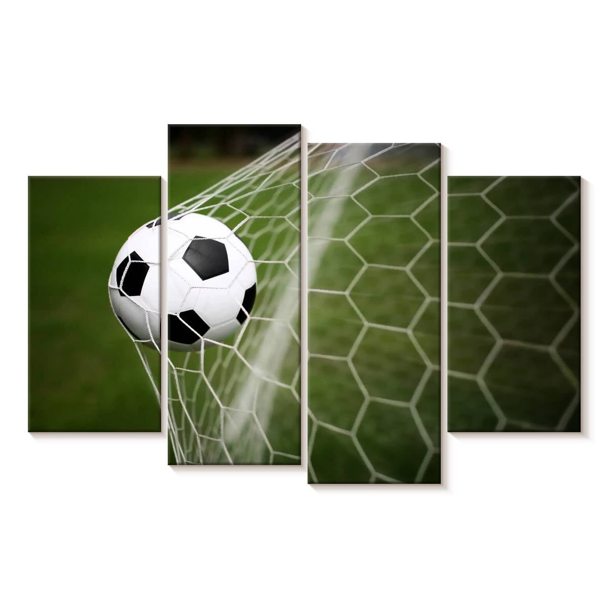 Elephant Stock Soccer Ball Goal Wall Art - Horizontal Multi Panel ...
