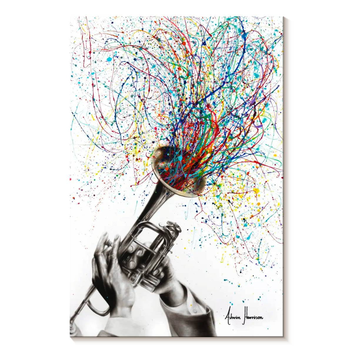 Elephant Stock Soul Of Sound Wall Art - Vertical Canvas Wall Art ...