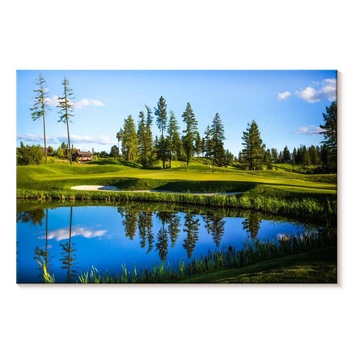 Elephant Stock Splendid Golf Course Wall Art - Horizontal Canvas Wall ...