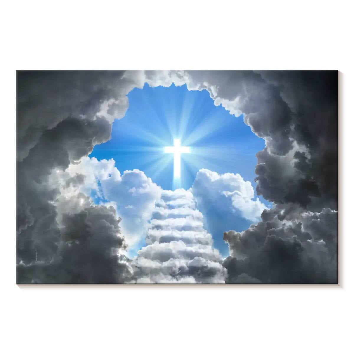 Elephant Stock Stairway To Jesus Christ Wall Art - Horizontal Canvas ...