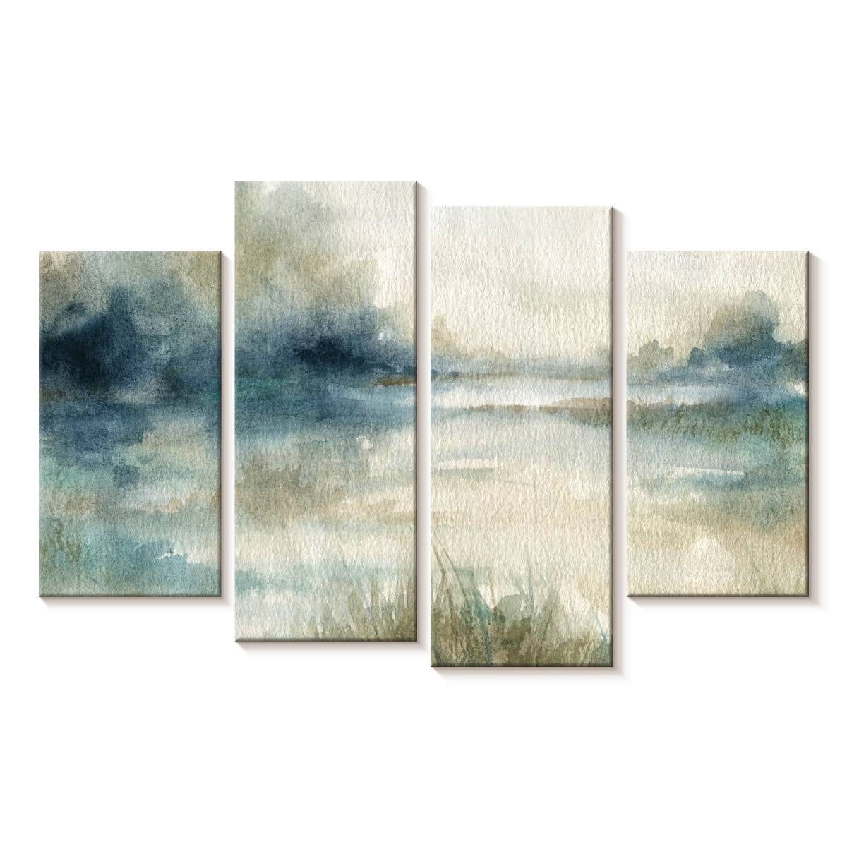 Elephant Stock Still Evening Waters Ii Wall Art - Horizontal Multi ...