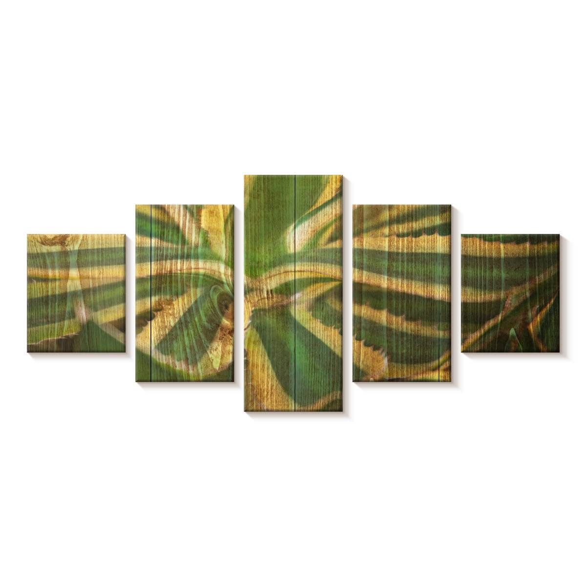 Elephant Stock Striped Agave Succulents Wall Art - Horizontal Multi ...