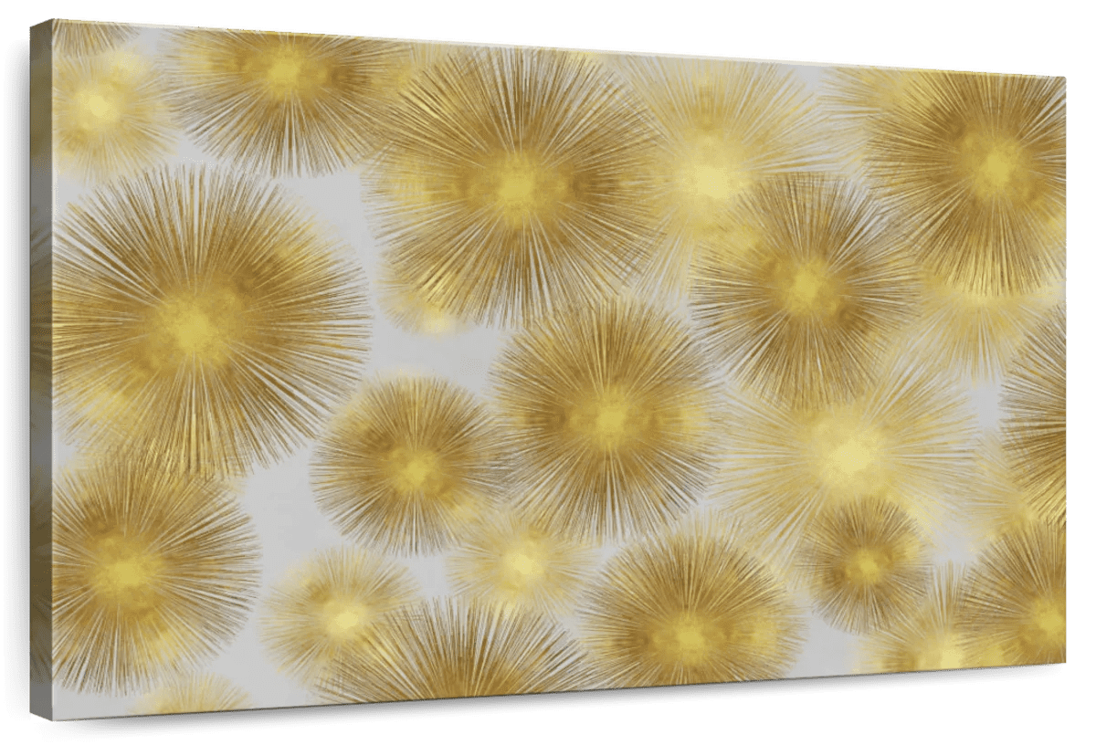 Elephant Stock Sunburst Cluster Wall Art - Horizontal Canvas Wall Art ...