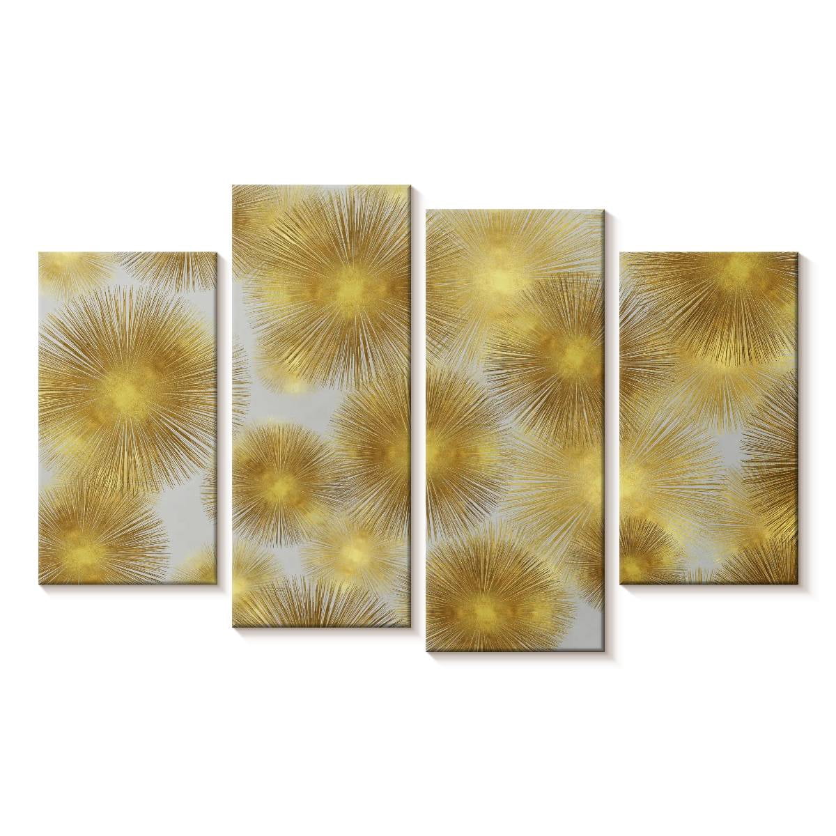 Elephant Stock Sunburst Cluster Wall Art - Horizontal Multi Panel ...