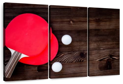 Elephant Stock - Table Tennis Wall Art - Horizontal Multi Panel Canvas ...