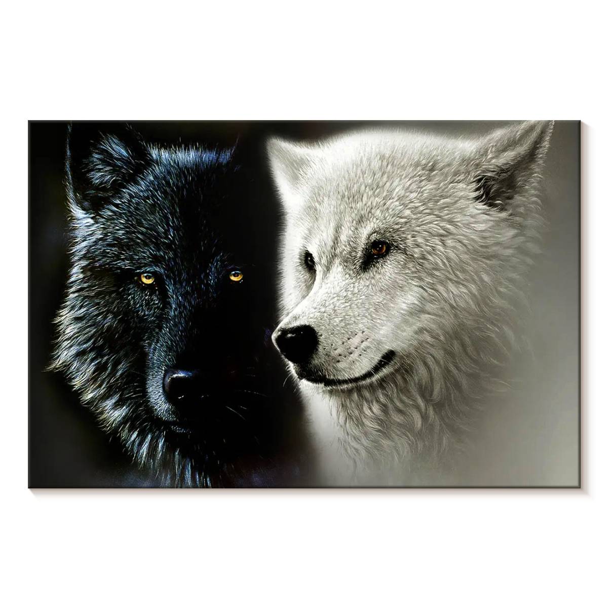 Elephant Stock Tale Of Two Wolves Wall Art - Horizontal Canvas Wall Art ...