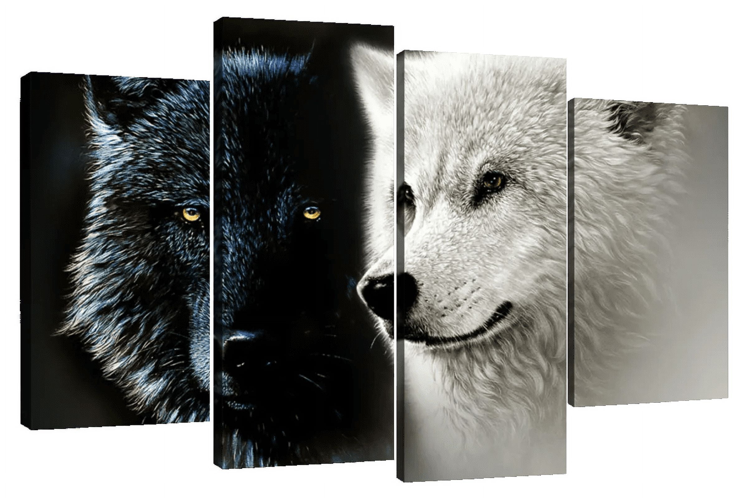 Elephant Stock Tale Of Two Wolves Wall Art - Horizontal Multi Panel ...
