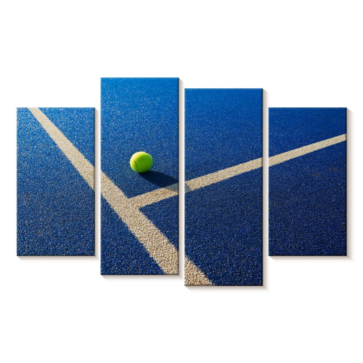 Elephant Stock Tennis Court Ball Wall Art - Horizontal Multi Panel ...