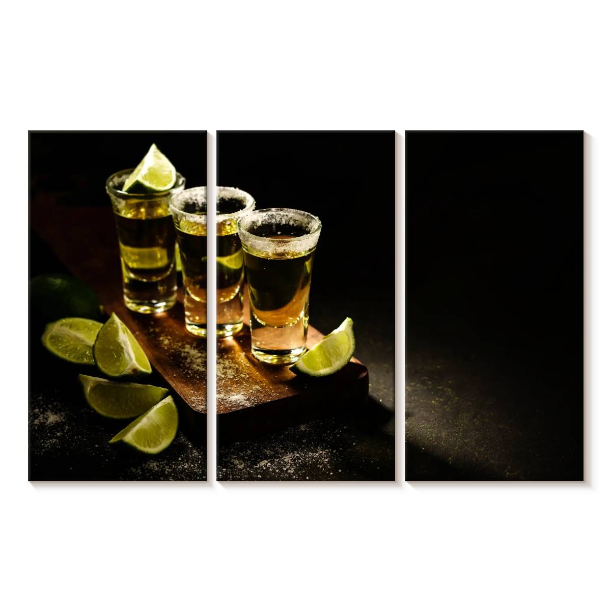 Elephant Stock Tequila Shots Wall Art - Horizontal Multi Panel Canvas ...