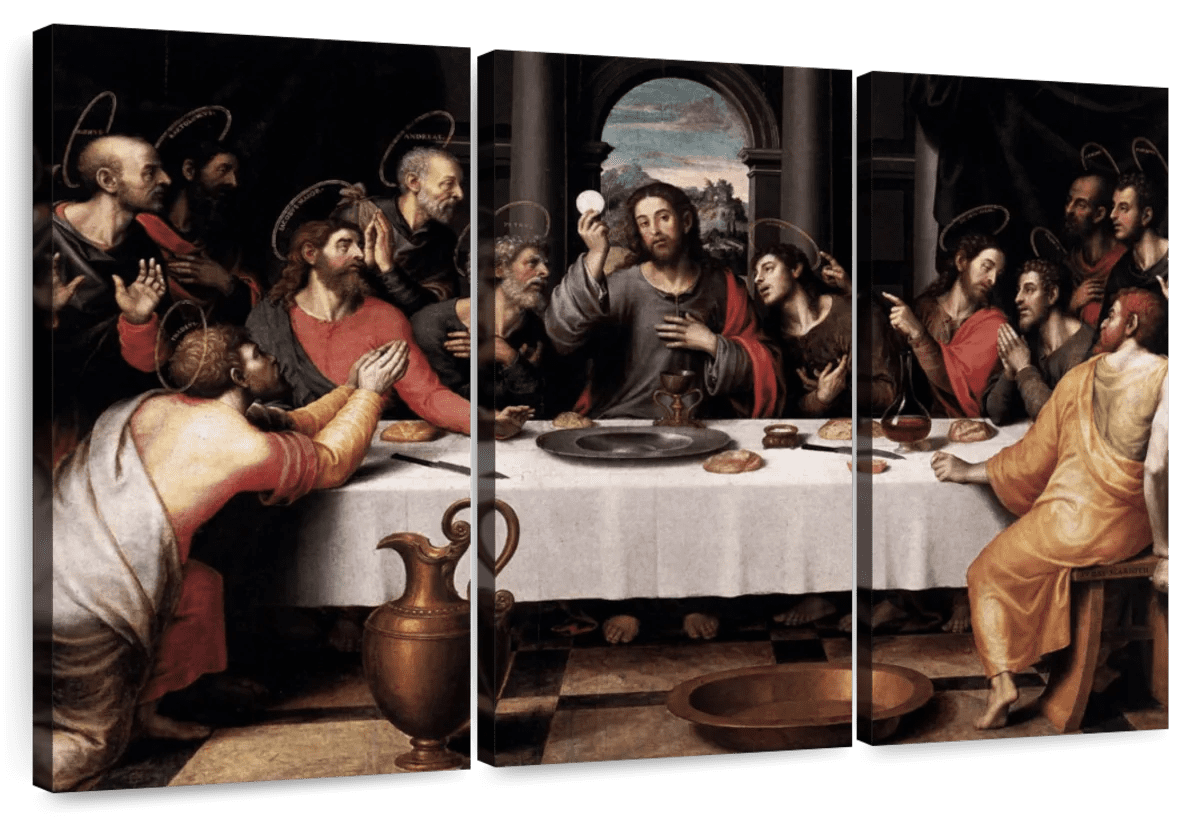 Elephant Stock The Last Supper 1562 Wall Art - Horizontal Multi Panel ...