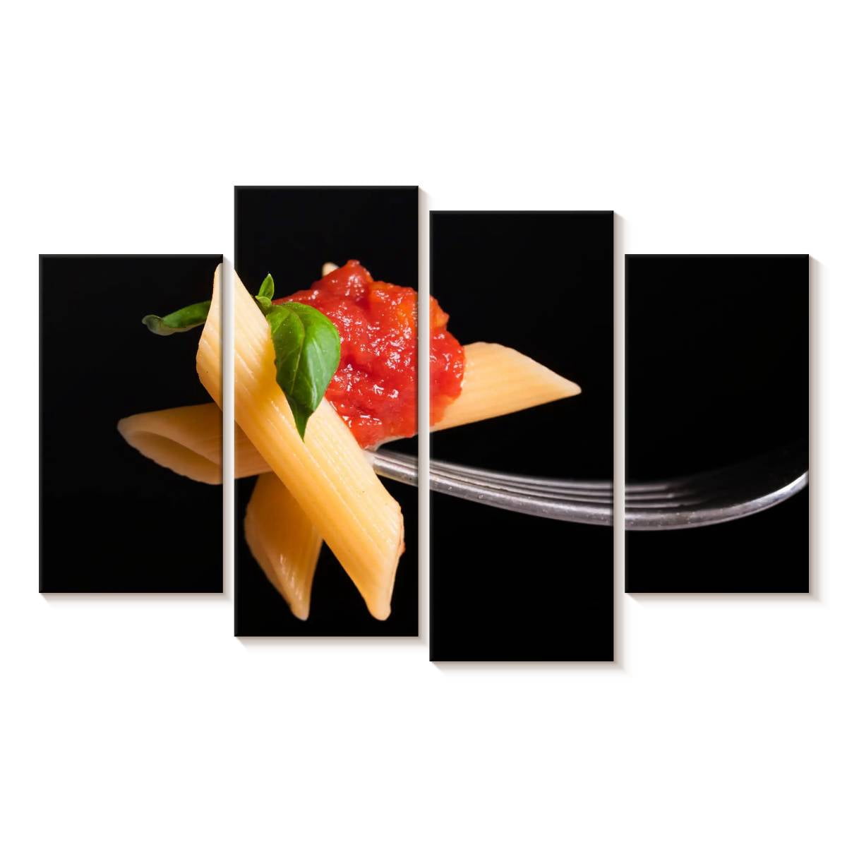 Elephant Stock Tomato Penne Pasta Wall Art - Horizontal Multi Panel ...