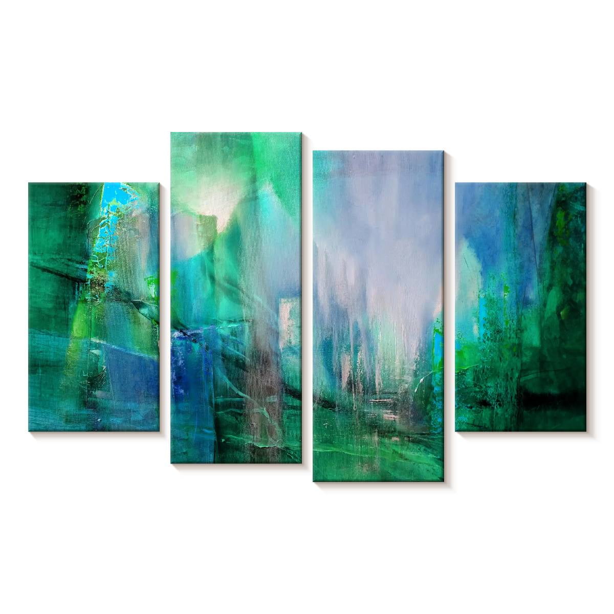 Elephant Stock Transparency Wall Art - Horizontal Multi Panel Canvas ...