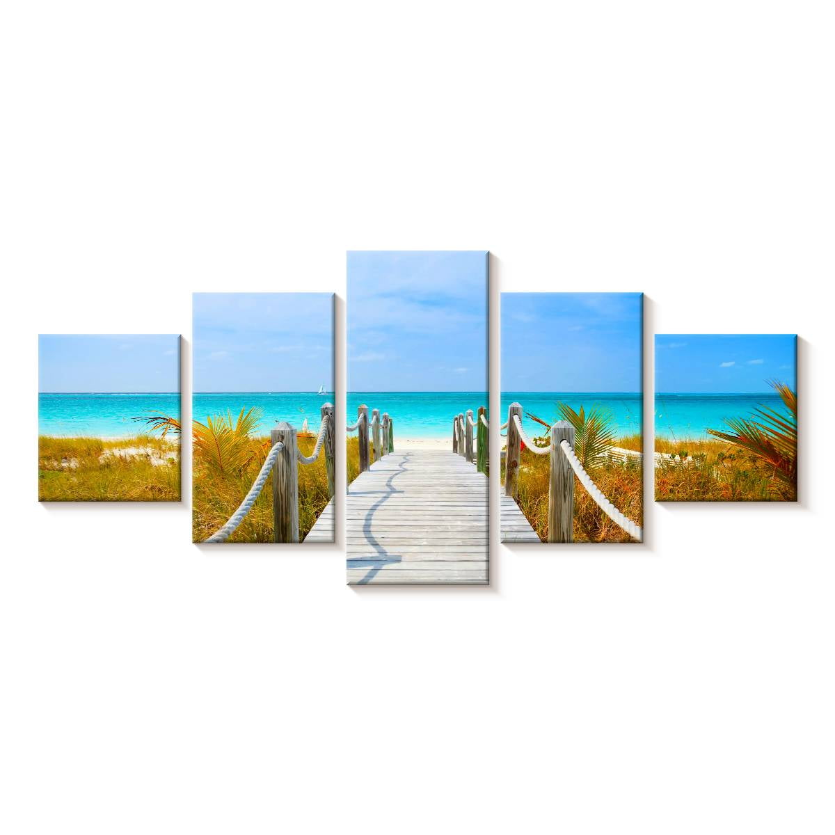 Elephant Stock Turks And Caicos Walkway Wall Art - Horizontal Multi ...