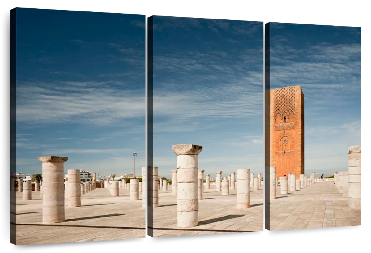 Elephant Stock Unfinished Moroccan Mosque Wall Art - Horizontal Multi ...