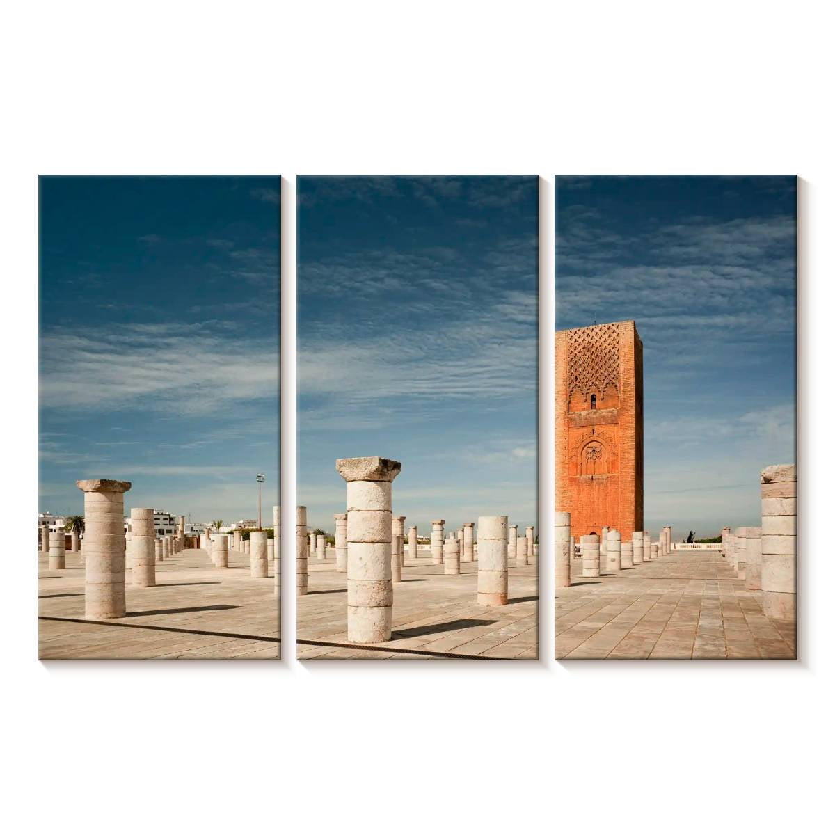 Elephant Stock Unfinished Moroccan Mosque Wall Art - Horizontal Multi ...