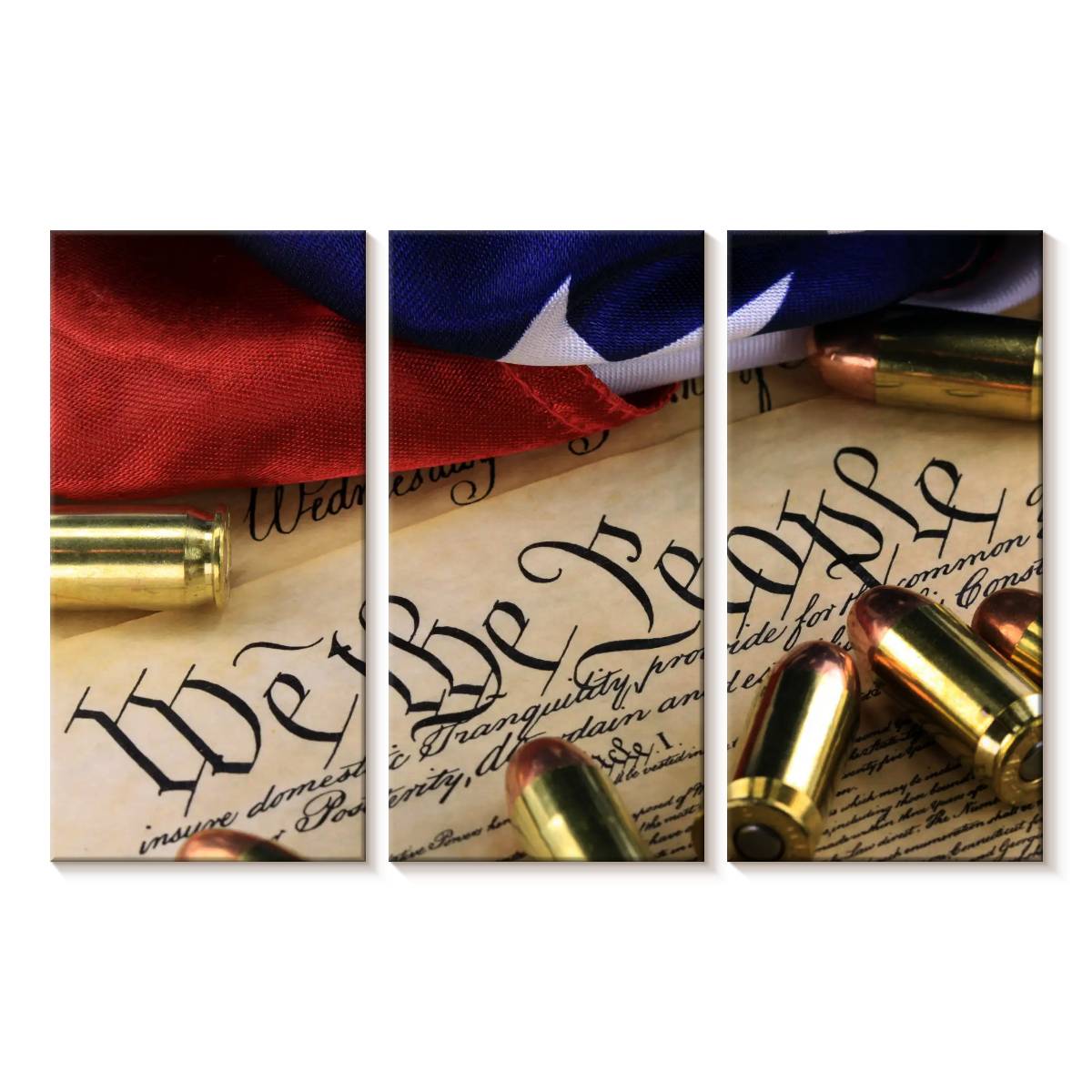 Elephant Stock Us Constitution Preamble And Ammo Wall Art - Horizontal ...