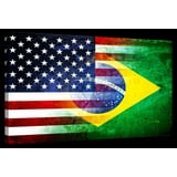 Elephant Stock Usa Brazil Bond Wall Art - Horizontal Canvas Wall Art ...