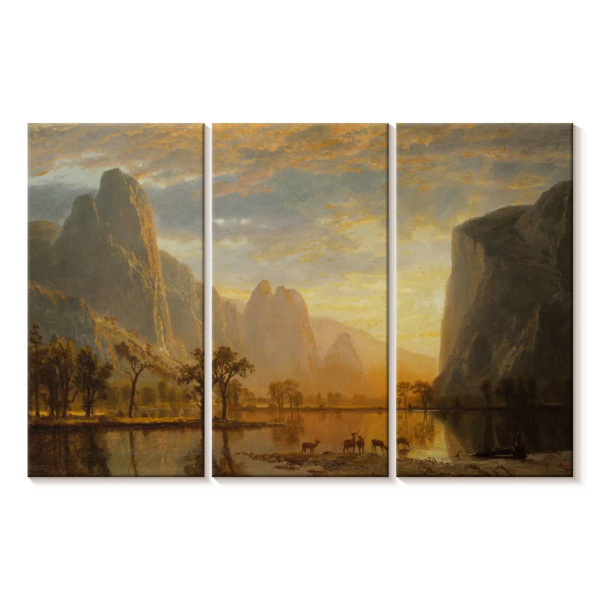 Elephant Stock Valley Of The Yosemite Wall Art - Horizontal Multi Panel ...
