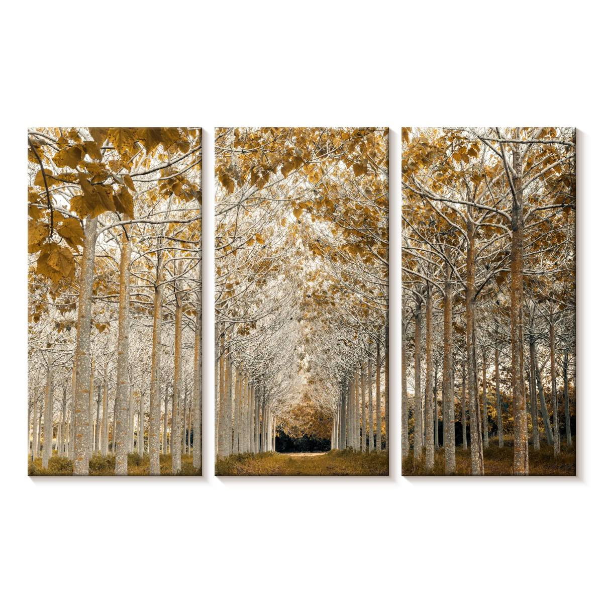 Elephant Stock White Gold Wall Art - Horizontal Multi Panel Canvas ...