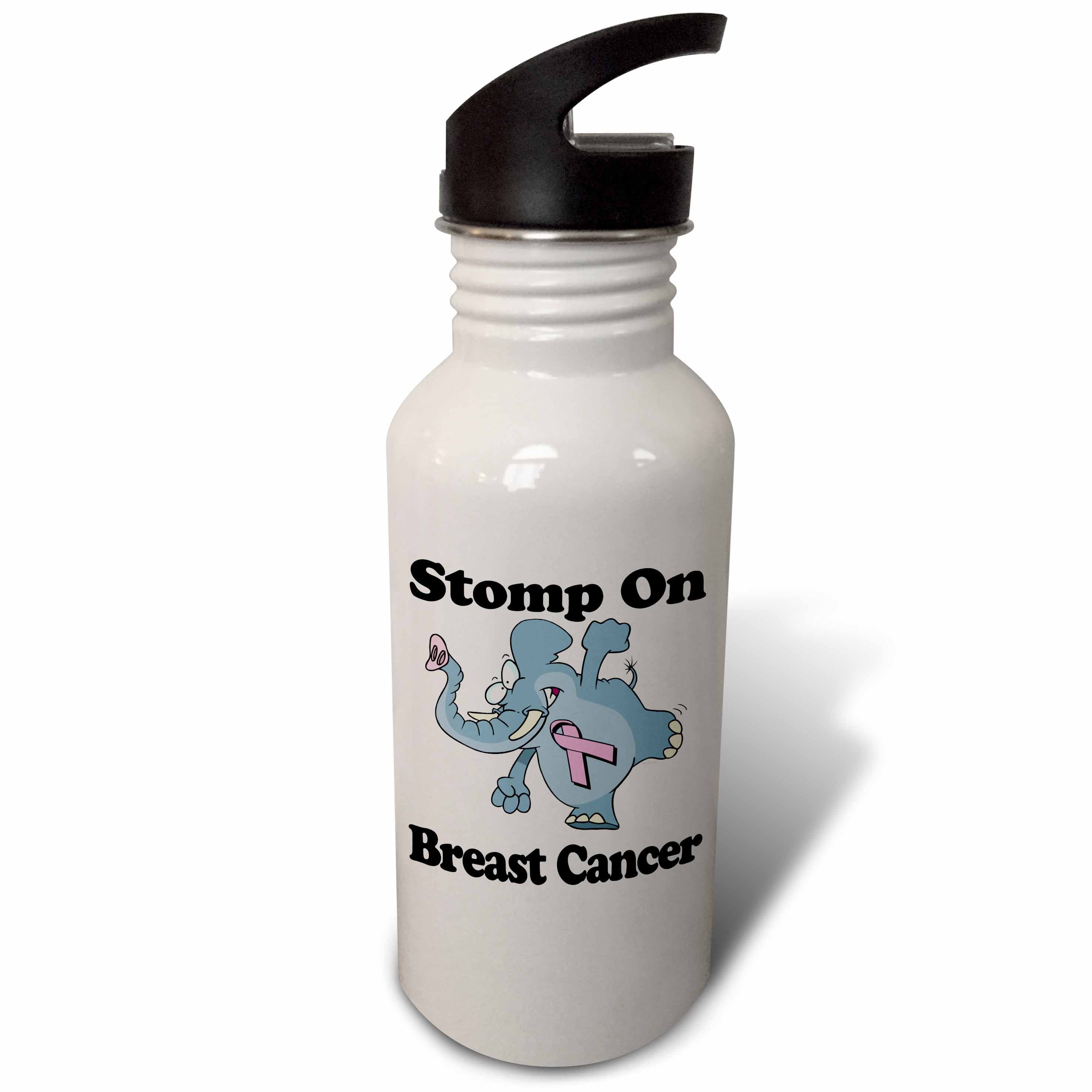 Elephant Stomp On Breast Cancer Awareness Ribbon Cause Design 21 oz ...