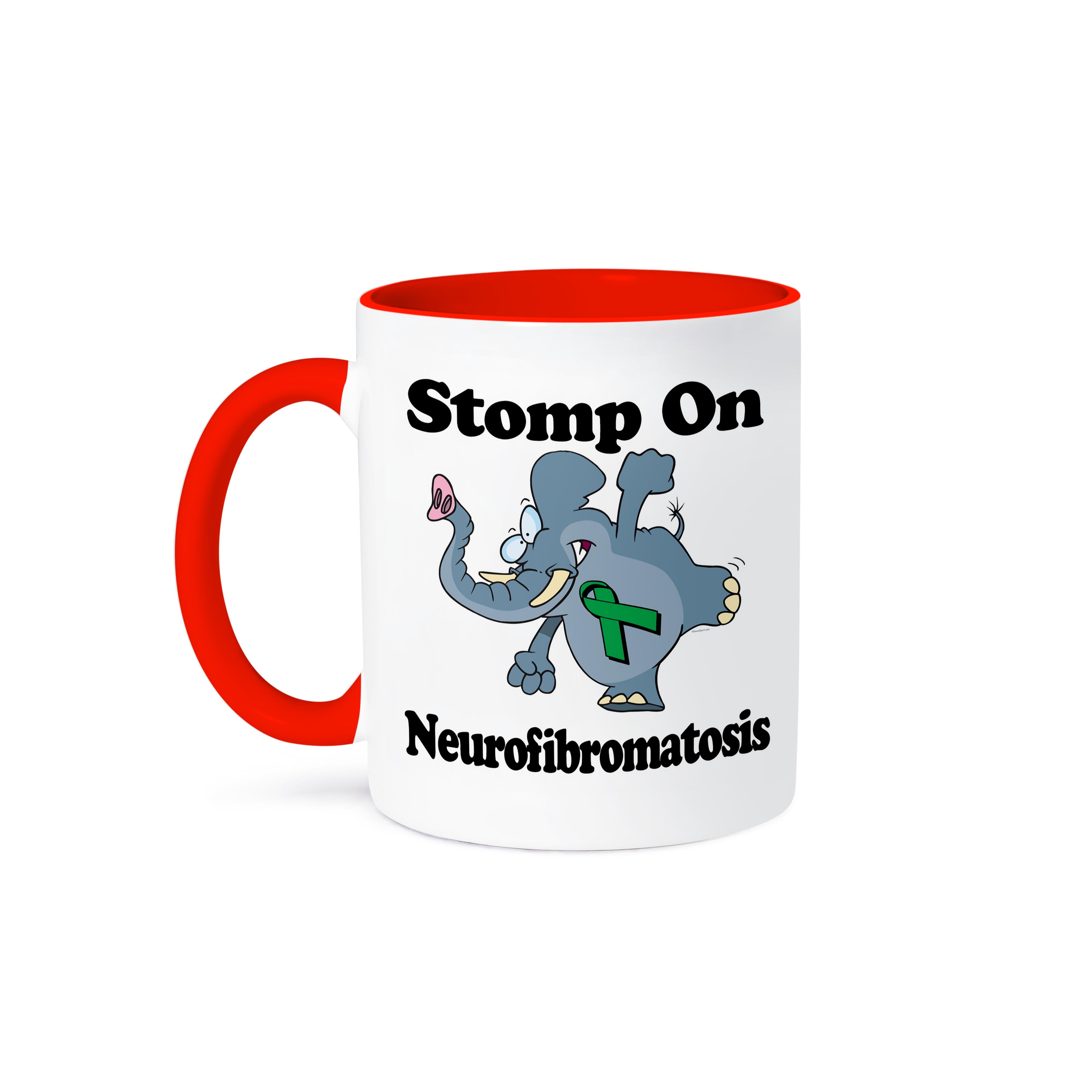 3dRose, Elephant Stomp On Neurofibromatosis Awareness Ribbon Cause ...