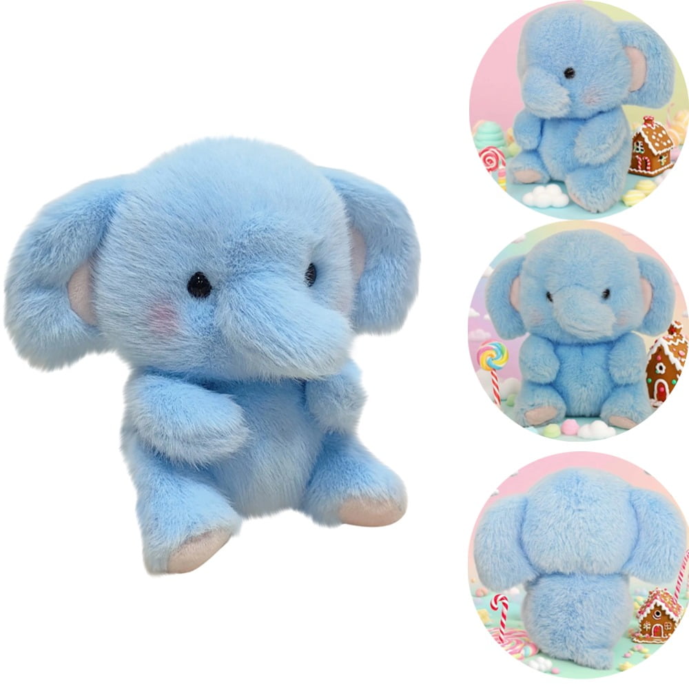 Elephant Stuffed Animal - 5 inch - Baby Safe - Machine Washable ...