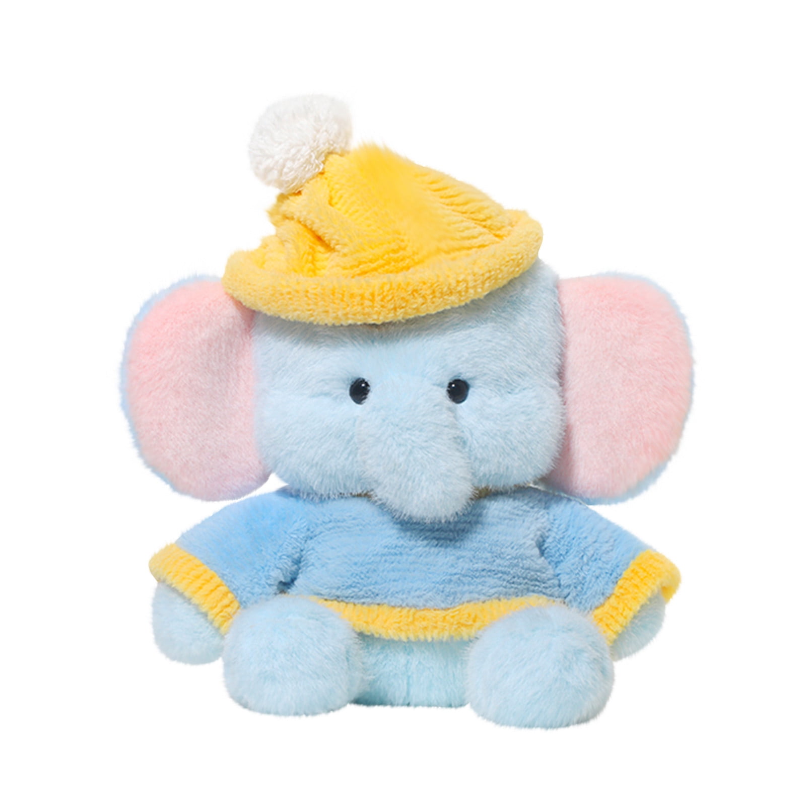 Elephant Stuffed Animal Plush Baby Elephant Doll Toy Cute Super Soft ...