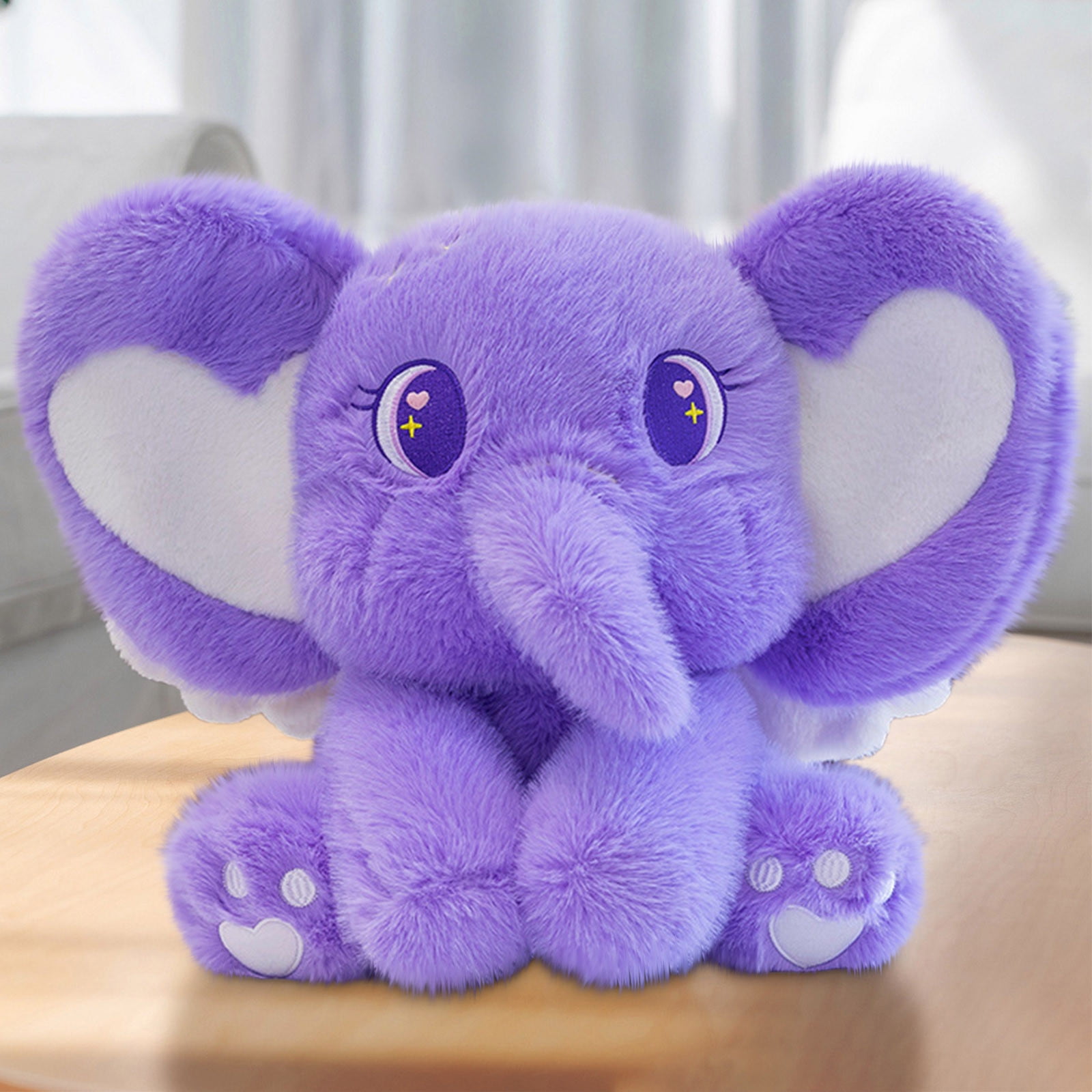 Elephant Stuffed Animal, Soft Baby Plush Elephant Toy, Infant 12" Big ...