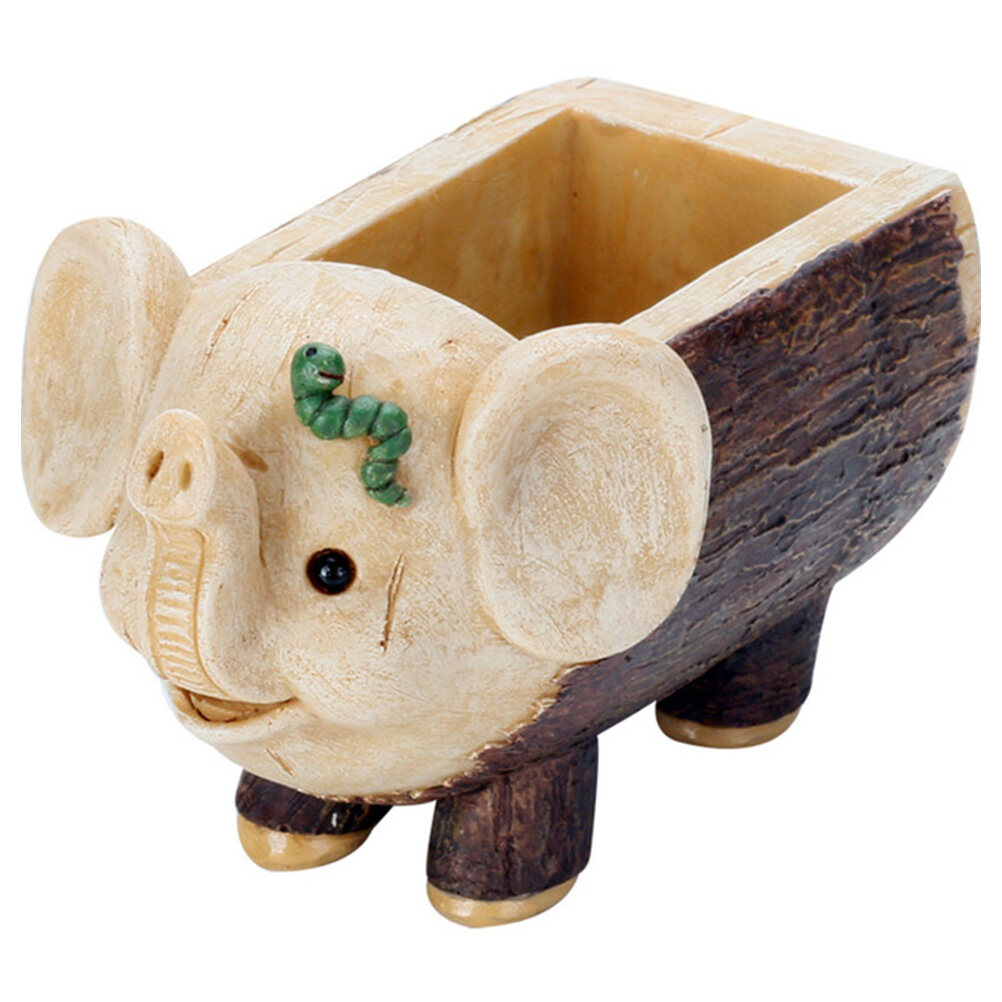Elephant Stump Flower Succulent Pot Planter Bonsai Box Garden Pot ...